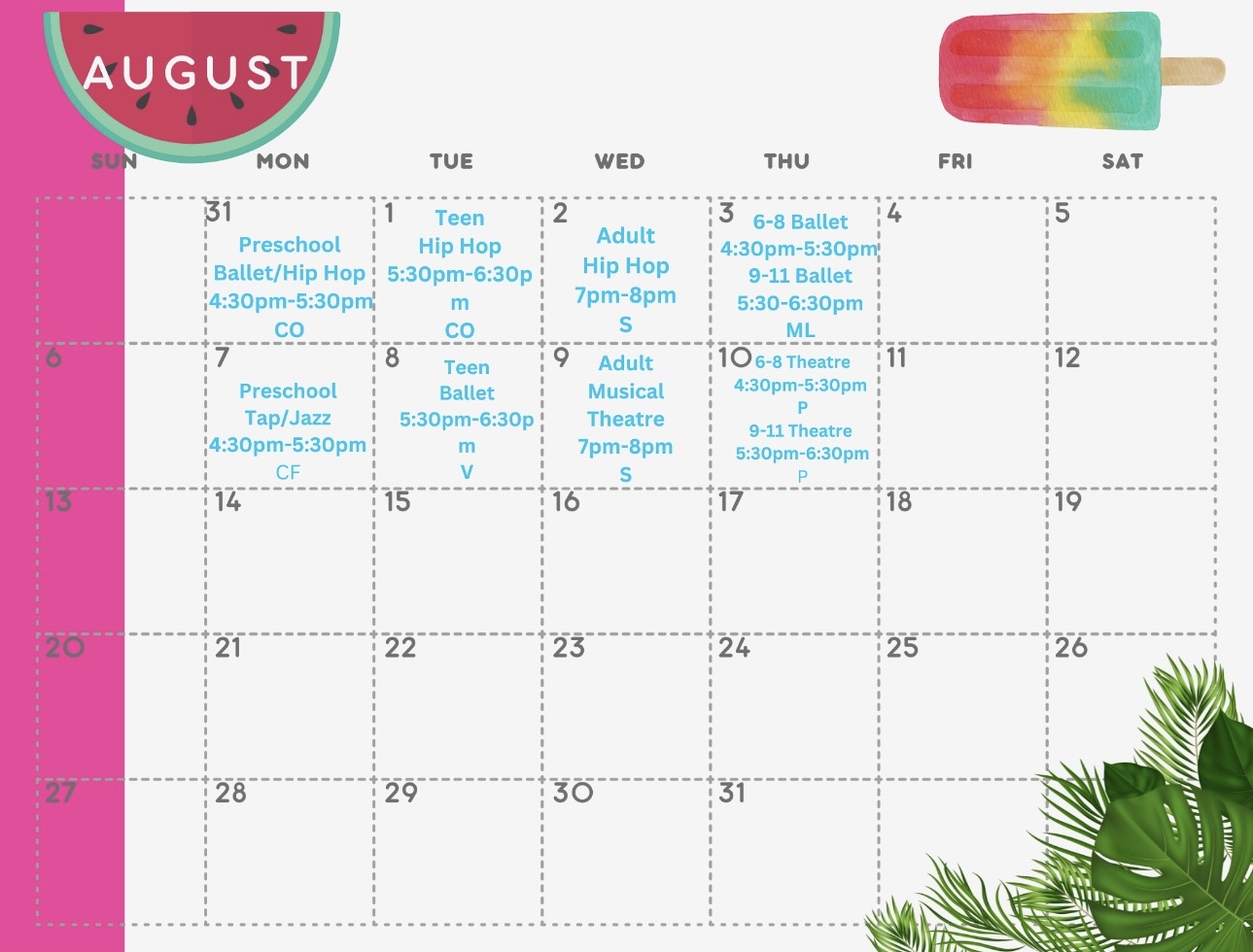 Classes - Pivot Dance Center - Virginia Beach Premier Dance Studio